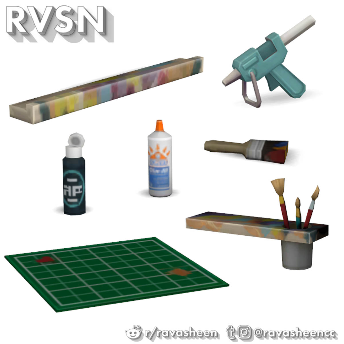 RAVASHEEN - Procraftination Art Clutter