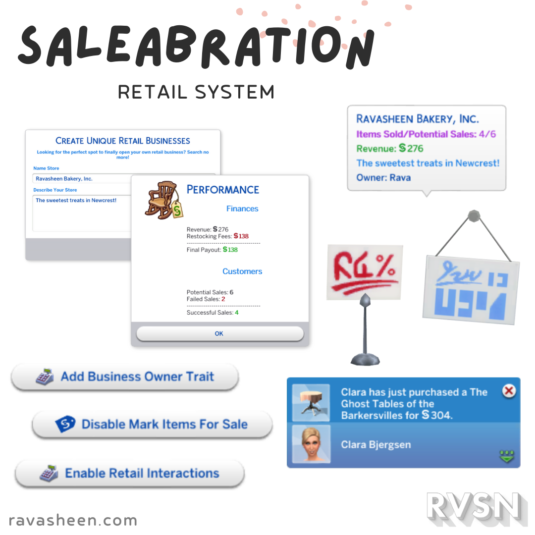 RAVASHEEN - Saleabration Retail System
